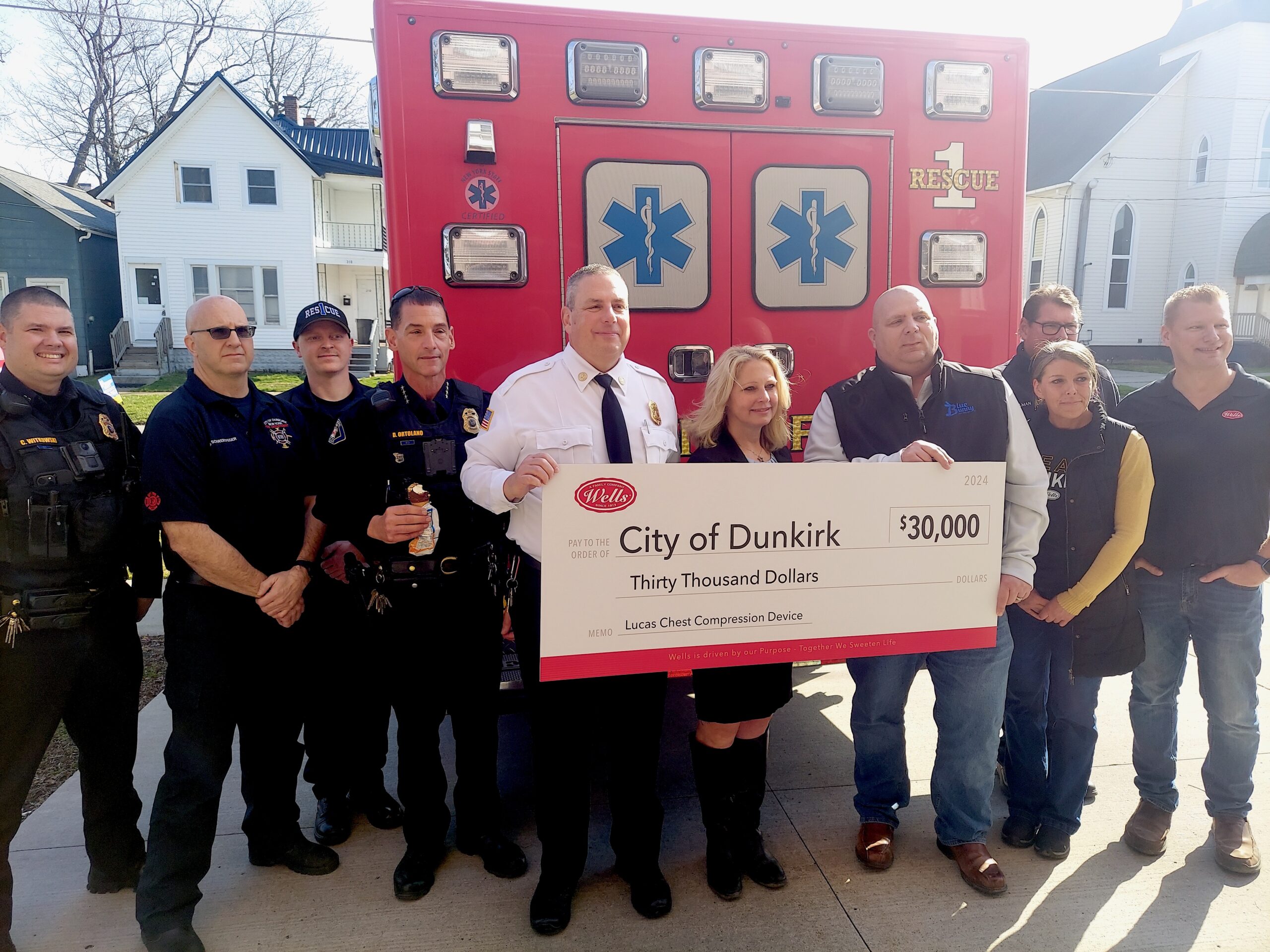 A real lifesaver: Wells donating CPR device to Dunkirk | News, Sports ...